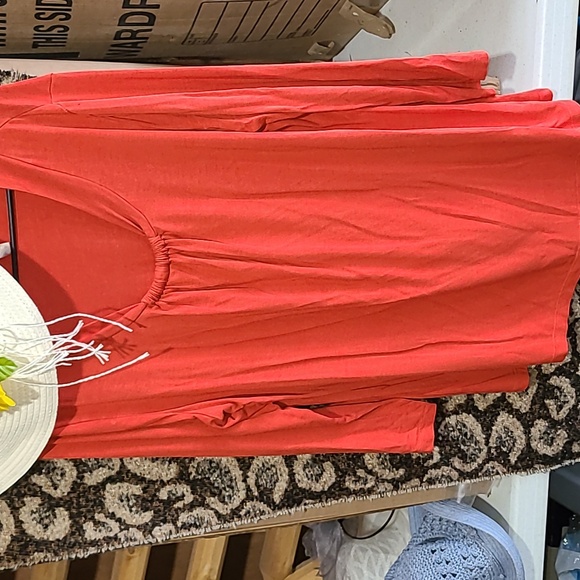 White Stag | Tops | Long Sleeve Orange Top White Stag Sz 2 Overhead ...